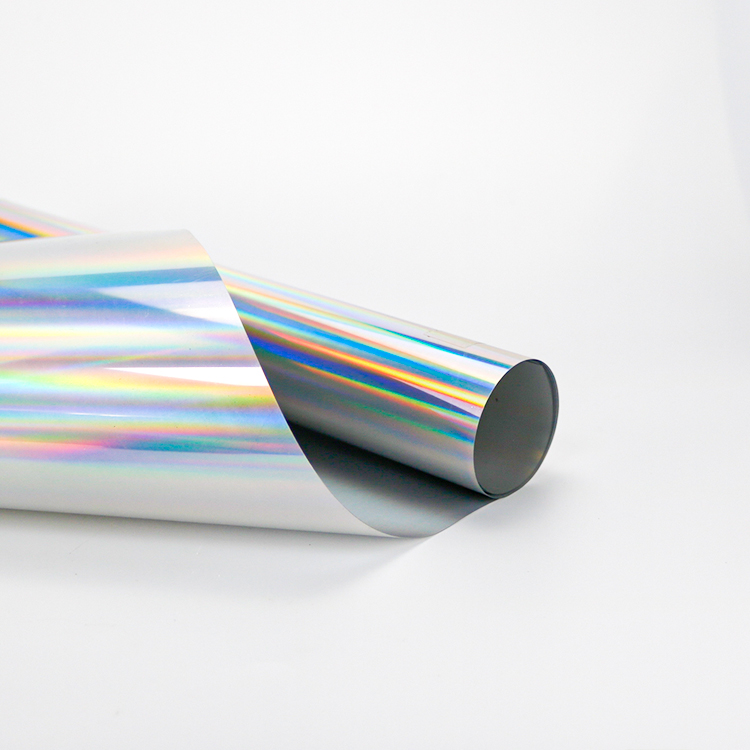 GSL001# Holographic Silver Htv Vinyl Heat Transfer Film Iron On Jersey ...