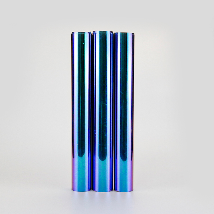 iridescent vinyl heat transfer htv vinyl pu roll for t-shirt